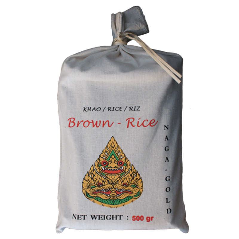 Naga-Gold Brown Rice "Man Pou" 500g